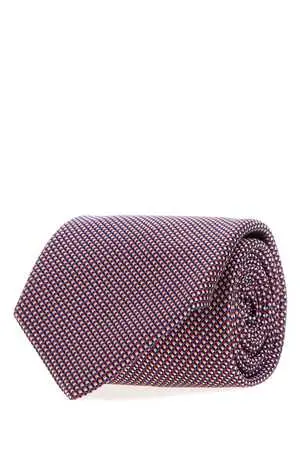 Brioni 8 Cm Embroidered Silk Tie For - Printed