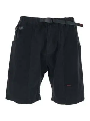 Gramicci Cotton Bermuda Shorts With Elastic Waist And Belt Loops - Black
