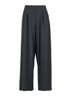 LEPLAIN Oversized Pants With Semi-elastic Waist And Loose Fit - Grey