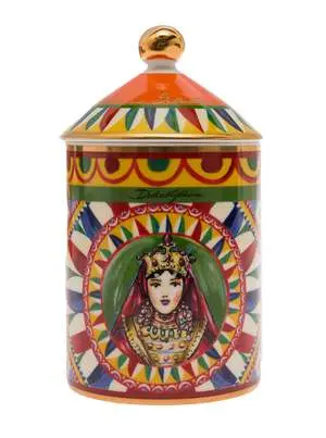 DOLCE & GABBANA CASA Porcelain Candle With Decorative Lid