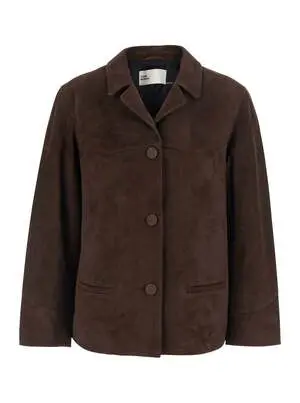 Tory Burch Suede Blazer For - Brown