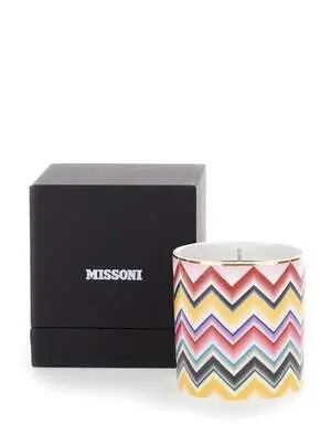 Missoni Porcelain Candle With Zigzag Motif - Multicolor