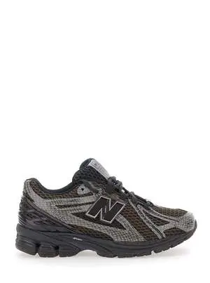 NEW BALANCE Mesh And Suede Lace-up Sneaker With Rubber Sole - Brown