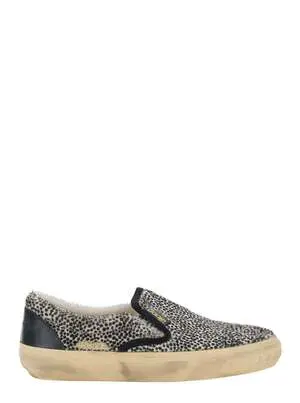 GOLDEN GOOSE Leather Sneaker With Fabric-trim Upper And Spur Detail - Black