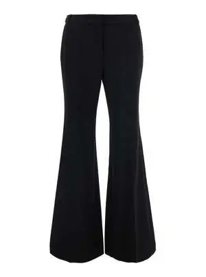 Ba&sh High-waist Tech Fabric Pants With Welt Pockets - Black