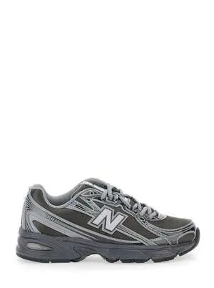 NEW BALANCE 740 Tech Fabric Sneaker With Metallic Details And Side Logo Patch - Grey