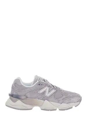 NEW BALANCE 9060 Sneaker With Mesh & Suede Details, Rubber Sole - Grey