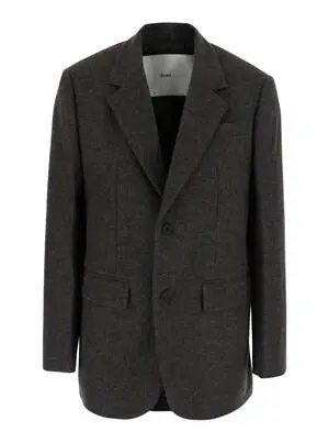 DUNST Classic 2-button Wool-cashmere Blazer For