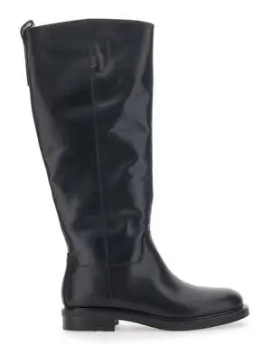 VAGABOND SHOEMAKERS Freya Heeled Boots In 100% Cow Leather With Side Zip - Black
