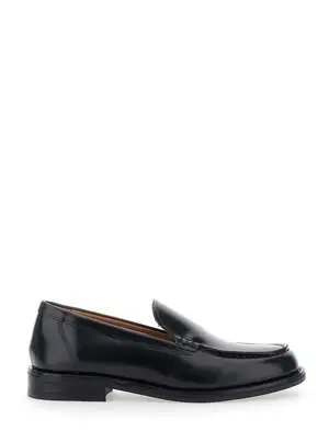 VAGABOND SHOEMAKERS Minimal Polished Leather Loafers - Black