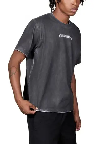 PLEASURES Spray Heavyweight Graphic T-shirt