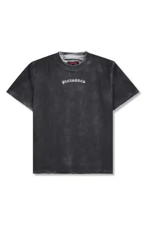 PLEASURES Spray Heavyweight Graphic T-shirt