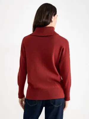 PHASE EIGHT Steph Roll Neck Zip Hem Jumper