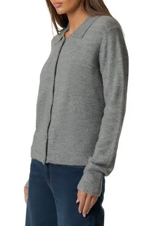 Kut From The Kloth Serafina Polo Cardigan - Grey