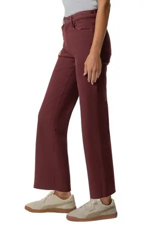 Kut From The Kloth High Waist Raw Hem Wide Leg Jeans
