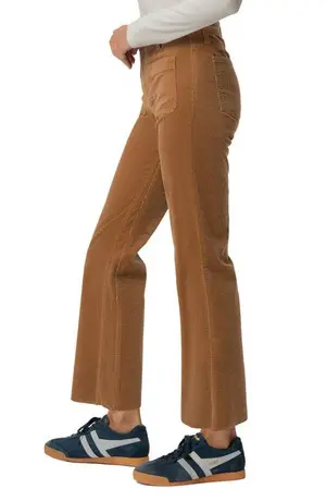 Kut From The Kloth Kelsey Raw Hem Kick Flare Corduroy Jeans