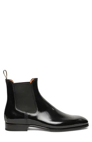 Santoni Archer Leather Chelsea Boot