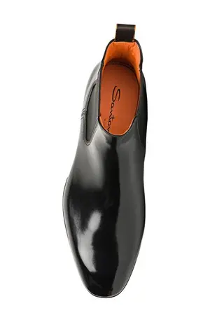 Santoni Archer Leather Chelsea Boot