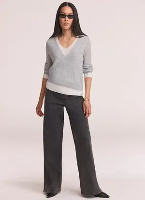 Mint Velvet Layered Detail Knit Top