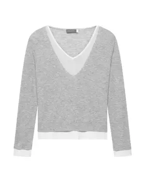 Mint Velvet Layered Detail Knit Top