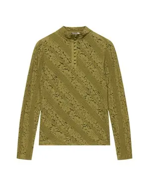 Mint Velvet Lace Detail Top