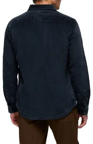 Prana Ridgecrest Long Sleeve Organic Cotton Corduroy Shirt - Nautical