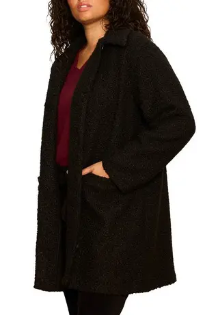 Sanctuary Upside Faux Fur Jacket - Black