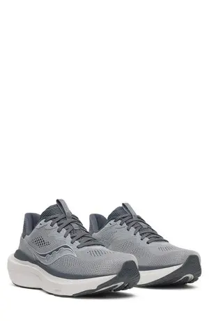 Saucony Echelon 11 Running Shoe Fossil/gunmetal