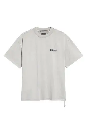 Ksubi Mechanic Ekcess Graphic Tee - Grey