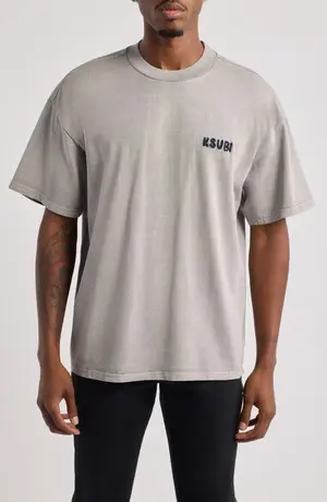Ksubi Mechanic Ekcess Graphic Tee - Grey