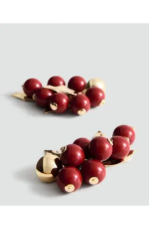 Mango Fruit Dangle Earrings