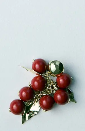 Mango Fruit Dangle Earrings