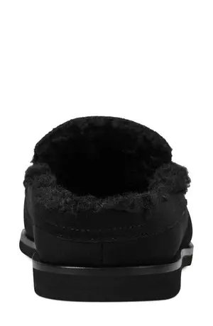 Donna Karan New York Gianna Faux Shearling Mule - Black