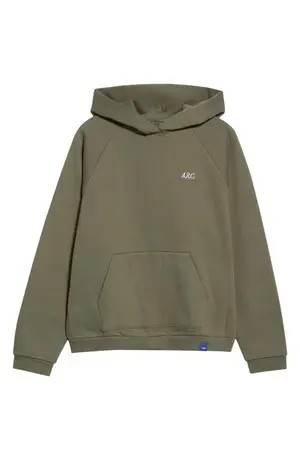 A.R.C. ACTIVE RECREATION COMFORT Raglan Sleeve Pullover Hoodie - Green