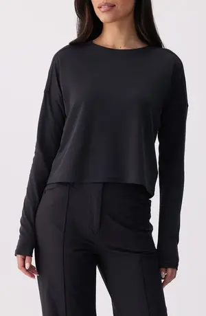 LOLE Organic Cotton Long Sleeve T-shirt - Black