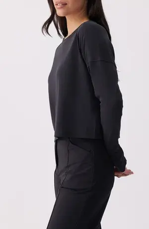 LOLE Organic Cotton Long Sleeve T-shirt - Black
