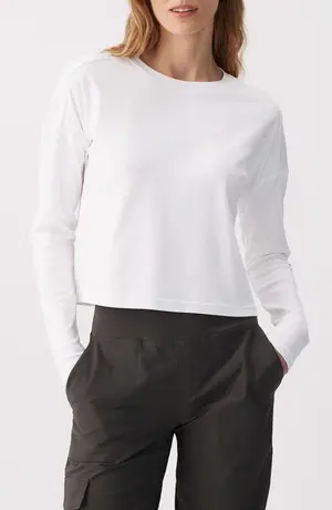 LOLE Organic Cotton Long Sleeve T-shirt White