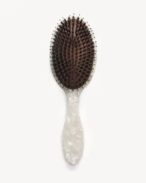 MACHETE Grande Hair Brush - White Shell