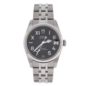 TUDOR Prince Date Automatic Watch Stainless Steel 32 - Metallic Silver