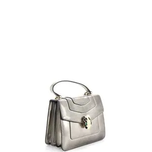 BVLGARI Serpenti Top Handle Bag Patent Small