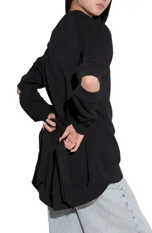 MARCELLA Mavi Elbow Cutout Sweatshirt