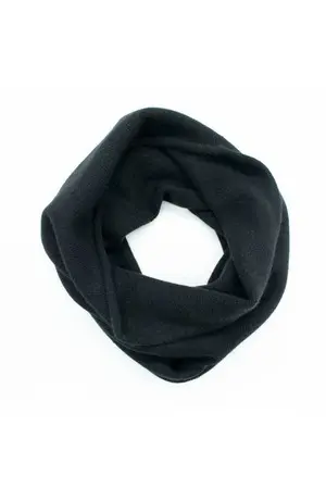 Portolano Cashmere Neck Warmer - Black
