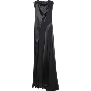 Alexander McQueen Silk Evening Dress - Black