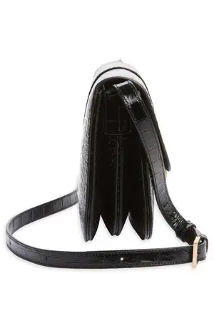 TOM FORD Kara Small Croc Embossed Leather Crossbody Bag
