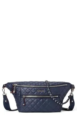 Mz Wallace Crosby Crossbody Sling Bag - Navy