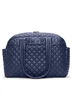 Mz Wallace Metro Large Nylon Gym Bag - Navy