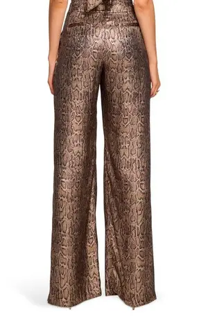 Ramy Brook Oscar Pleated Wide Leg Pants