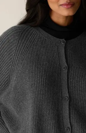 Eileen Fisher Crewneck Cardigan