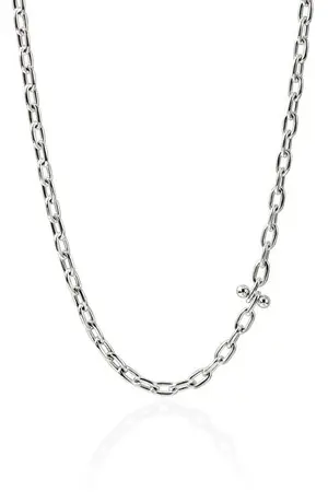 John Hardy Sterling Screwball Link Necklace - Silver