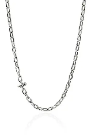 John Hardy Sterling Screwball Link Necklace
